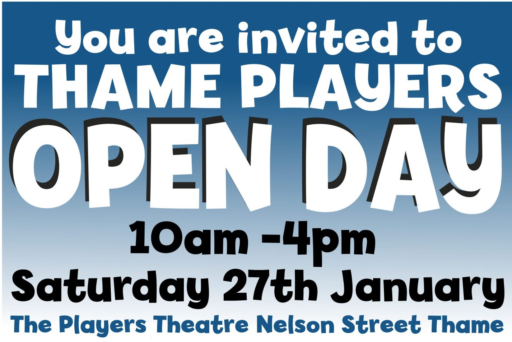 Come & See How It’s Done at Thame Players’ Open Day! - Look Local Magazine